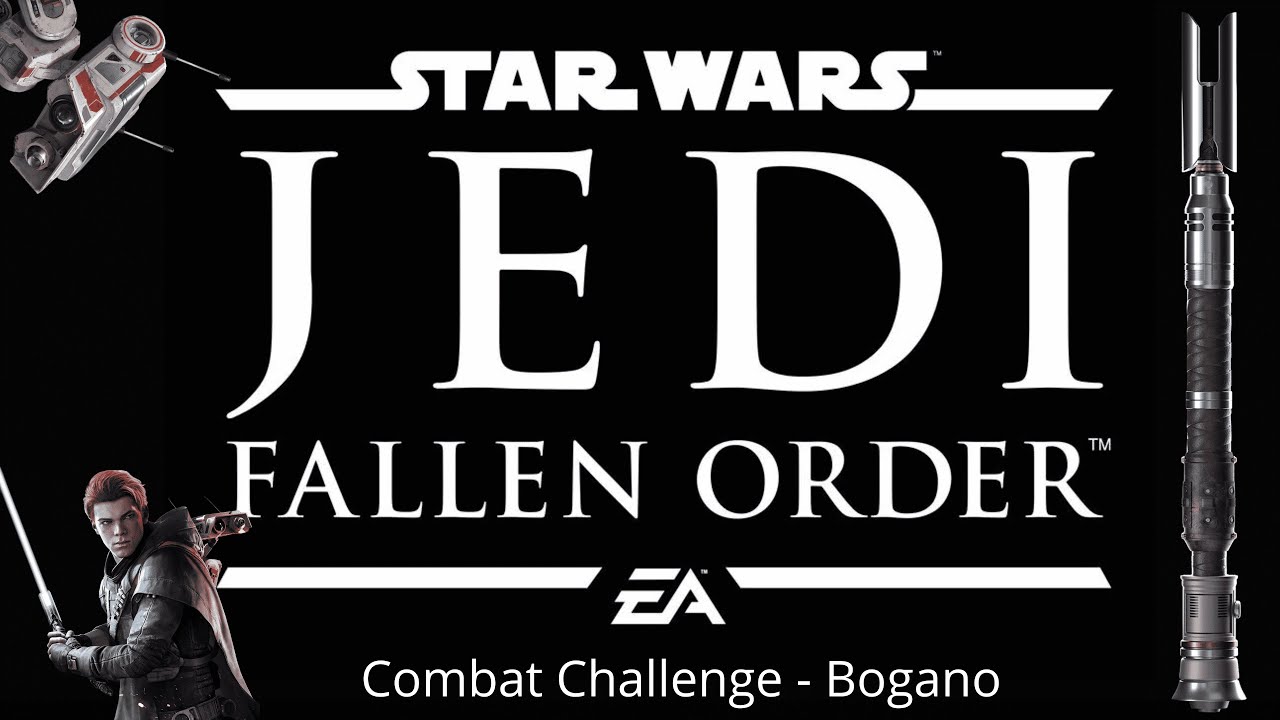 Star Wars - Jedi Fallen Order - Combat Challenges - Bogano - YouTube
