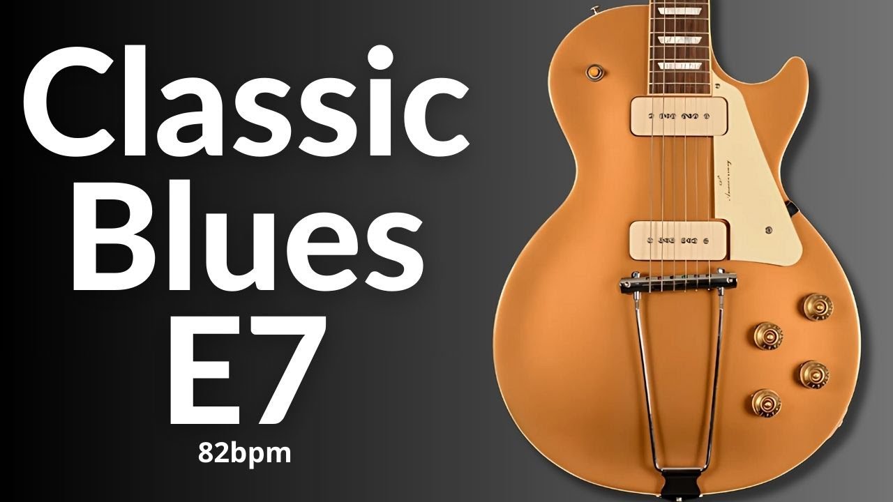 Classic Groove Blues Guitar Backing Track in E Major l Jam Session ...