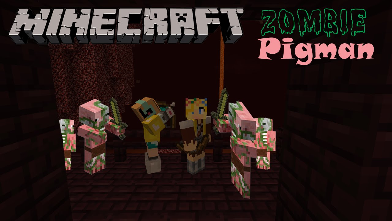 Zombie Pigmen Attack - Minecraft - YouTube