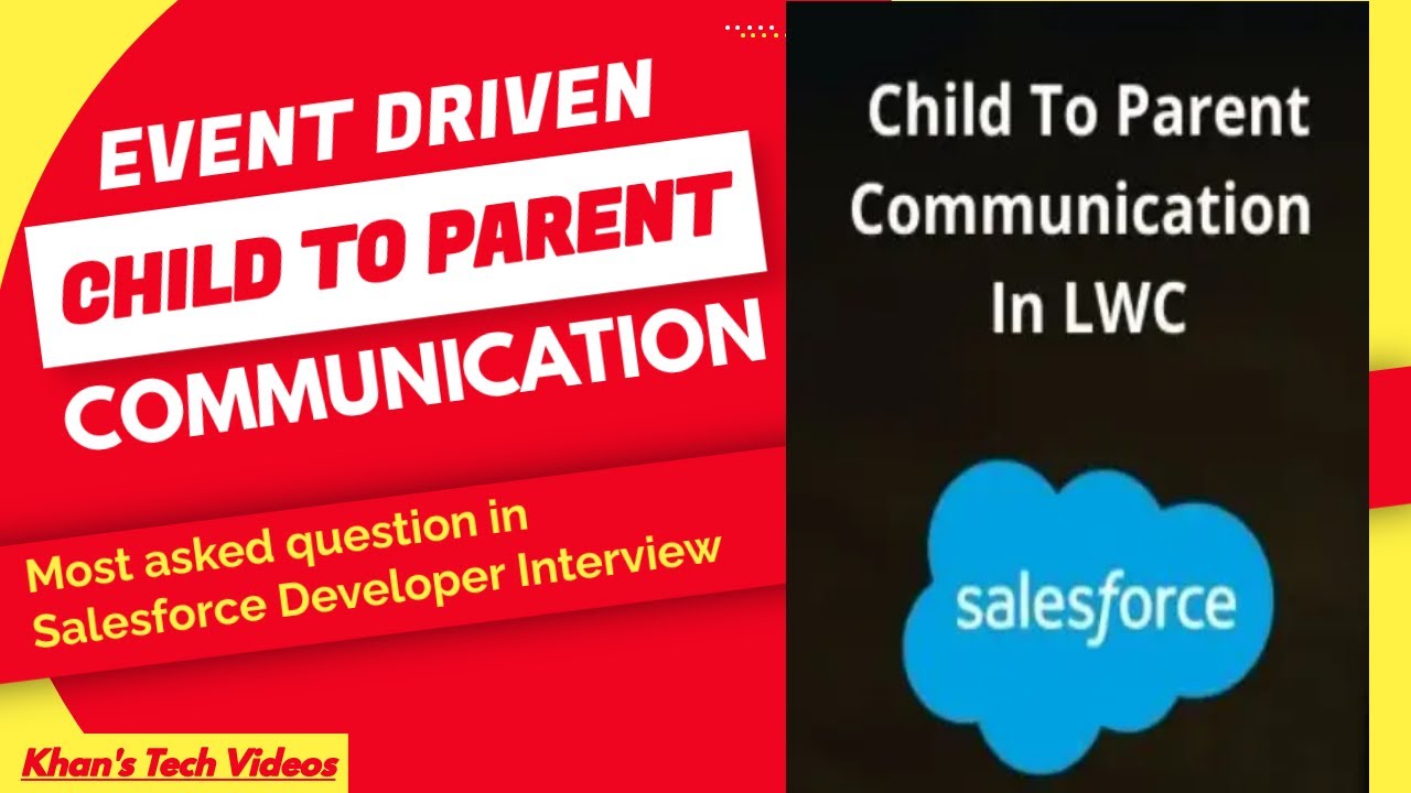 Communication between Child to Parent LWC component via event! - YouTube