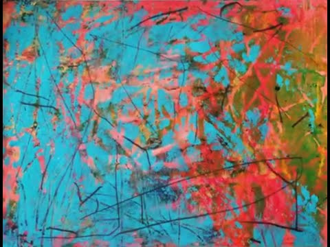 125-Acrylic Painting / Mono print / Creating multiple abstract ...