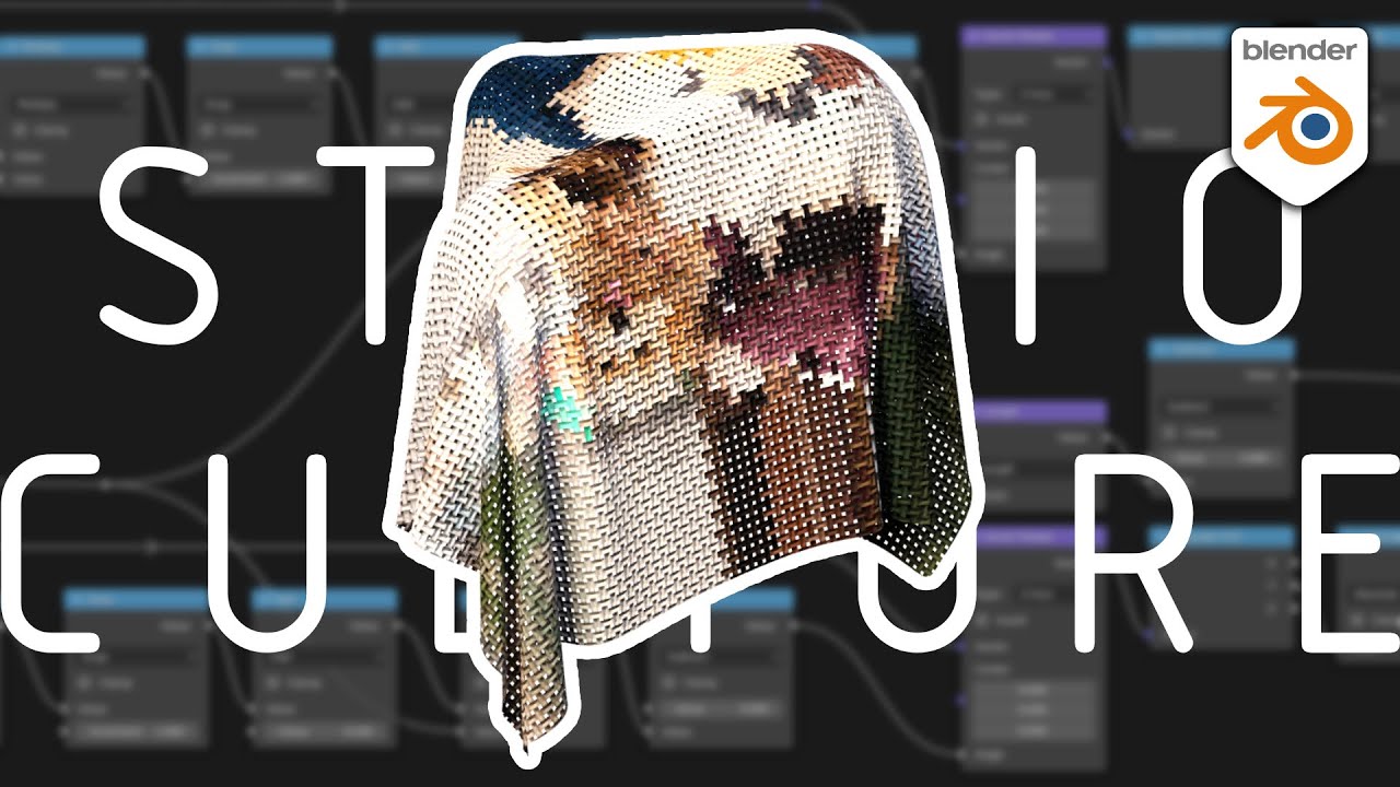 Procedural Fabric Weave in Blender 2.90 - Studio Culture Livestream ...