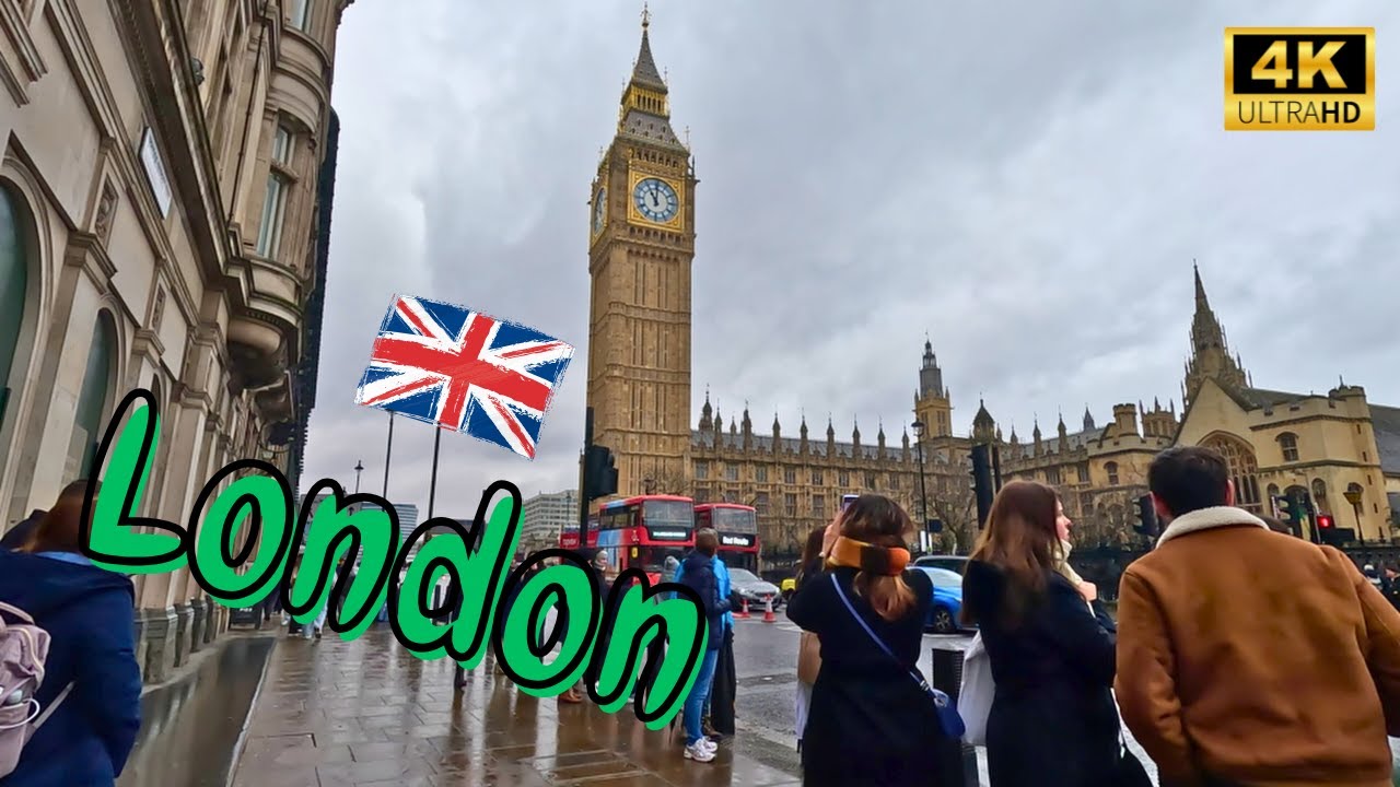 🇬🇧 London Walkingtour 4K - Only known places | United Kingdom Virtual walk - YouTube