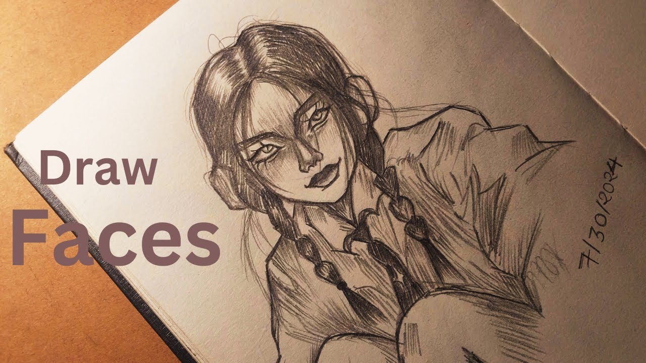 How I draw faces. - YouTube