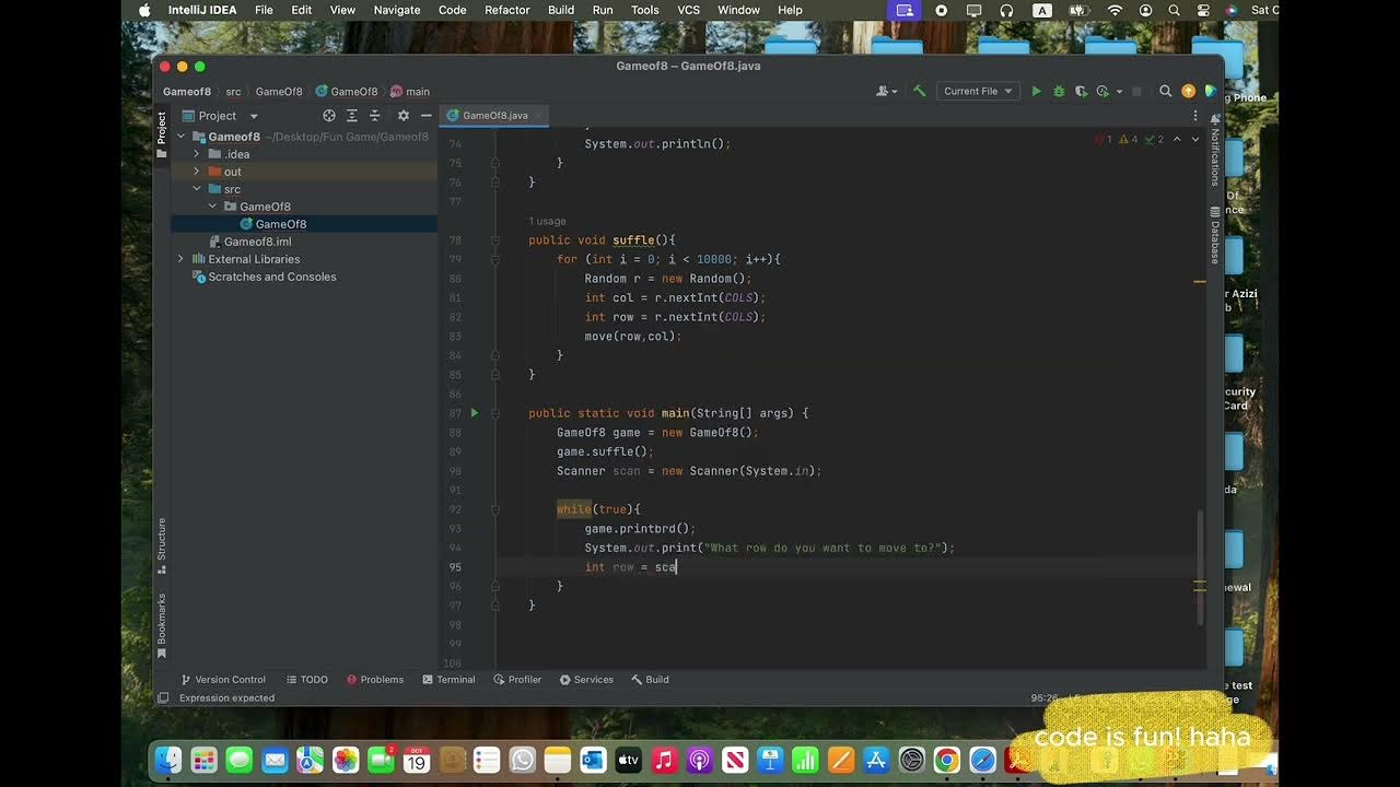Game of 8: Puzzle Mastery Walkthrough | Java Project - YouTube