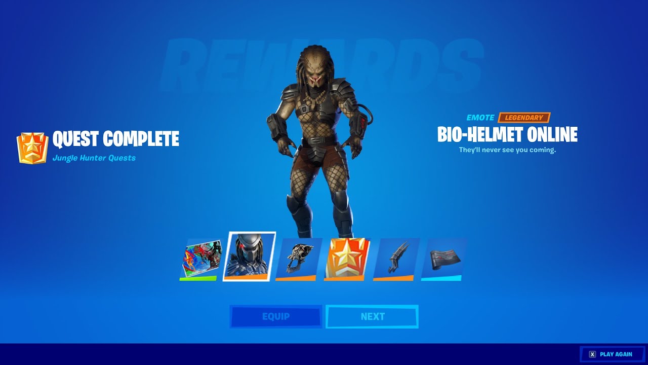 Unlocking *PREDATOR* SKIN in FORTNITE! (NEW BOSS & MYTHIC WEAPON UPDATE ...