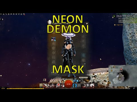 GW2 - June 25, '24 - BLC New Item Preview (Neon Demon Mask) - YouTube
