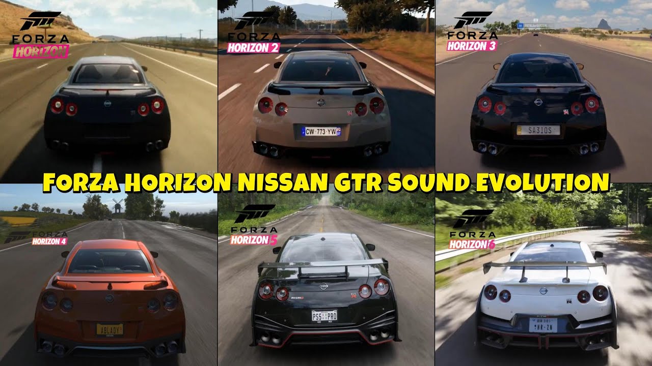 Forza Horizon 6 vs FH1–FH5 | Nissan GT-R R35 SOUND EVOLUTION 🔊🔥 - YouTube