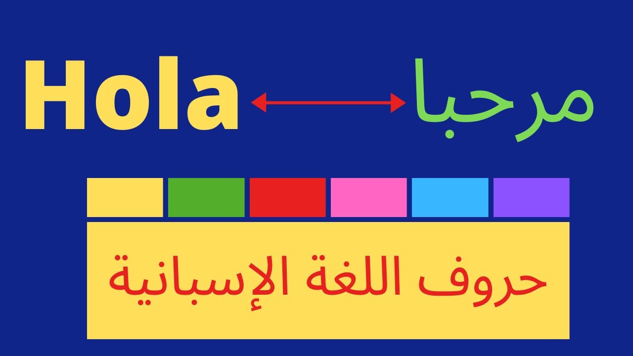 حروف إسبانية, Letras españolas - YouTube