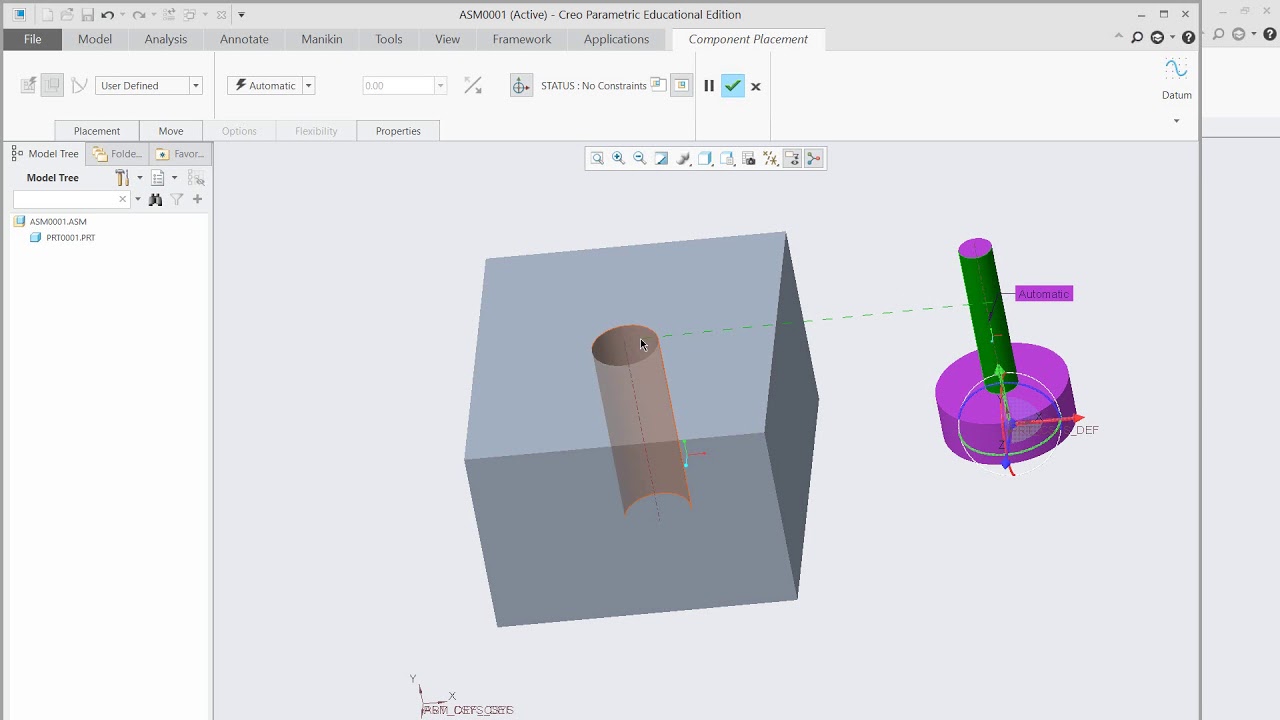 CREO 4.0 Simple Intro to Solid model , Assembly , Drawing and Analysis ...