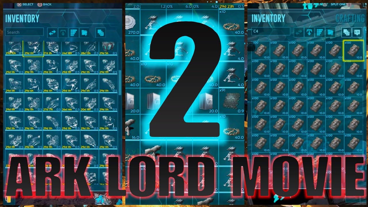 The Ark Lord Movie 2|Ark Small Tribes PvP PS5 - YouTube