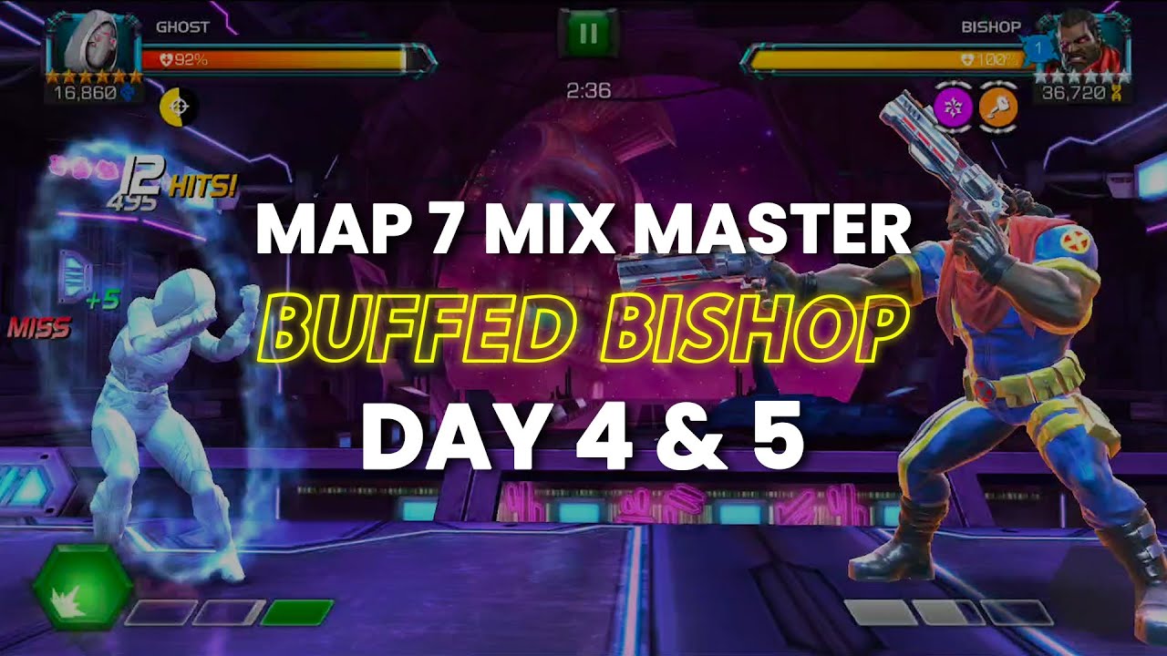 AQ Map 7 Mix Master Prove yourself Buffed Bishop | Marvel Contest of ...