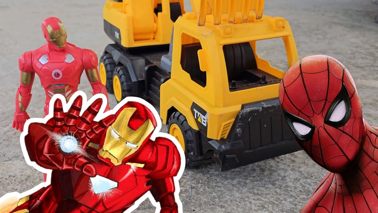 Iron man catch the truck..iron man superpower.kids iron man.kids ...