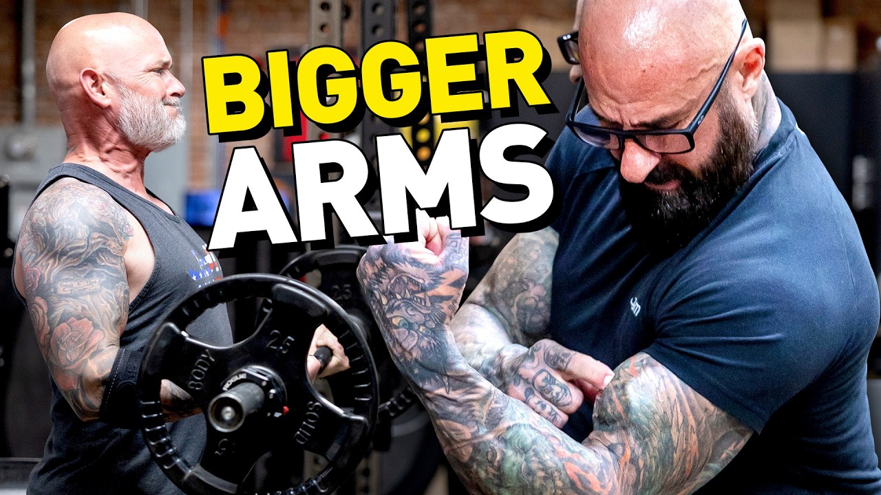 Brutal Biceps & Triceps Superset Workout for Bigger Arms | Dr. Jim ...