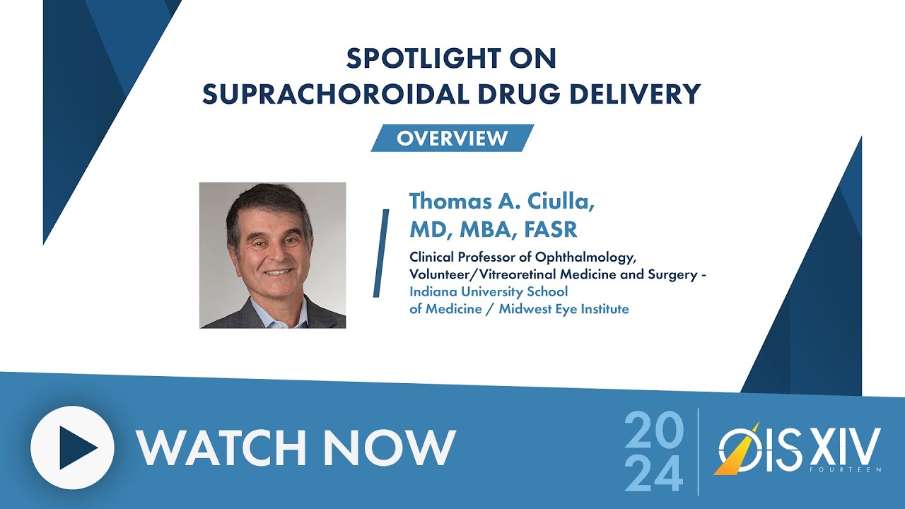Spotlight on Suprachoroidal Drug Delivery Overview - YouTube