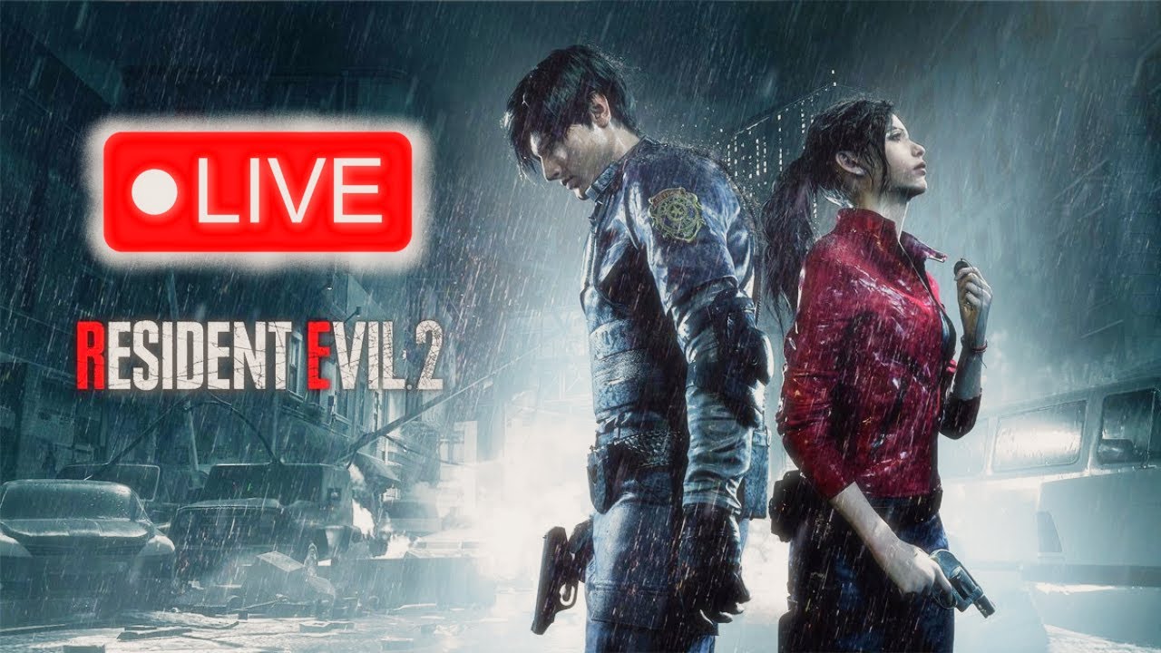 🎃LIVE AKUMASV - RE2 REMAKE - #MESDELTERROR - STARS RACOON CITY YORK - YouTube