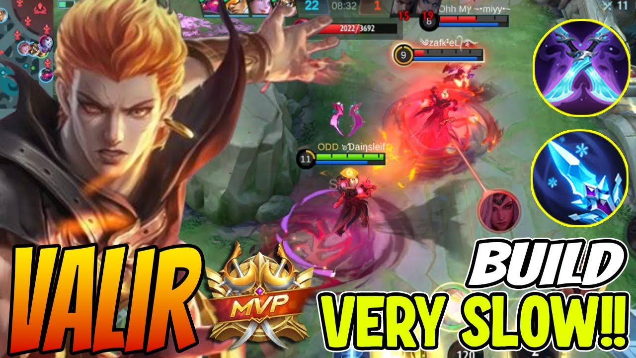 VALIR MIX BUILD ITEM VERY SLOW ENEMEY CAN'T MOVE - Valir Best Build ...