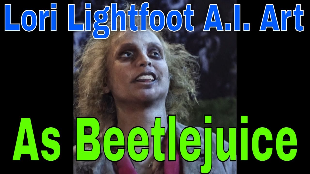 Lori Lightfoot As Beetlejuice Photo Collection A I Art Youtube