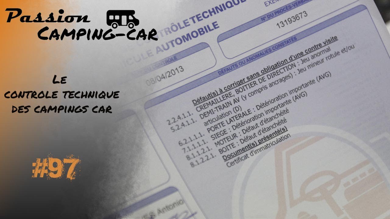 Fiche Controle Etancheite Camping Car