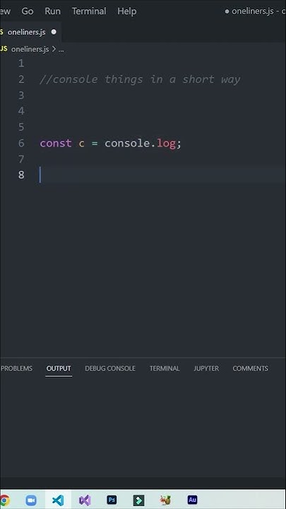 No more console log - JavaScript Short - YouTube