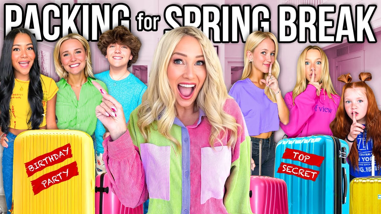 PACKiNG for SPRiNG BREAK!! *Just WAiT for the SURPRiSE!!* - YouTube
