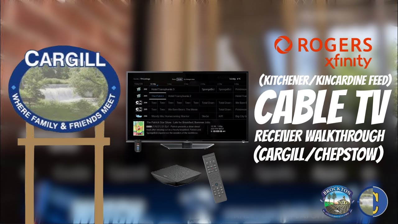 Rogers Xfinity TV Receiver Walkthrough (TV Surfing in Cargill/Brockton ...