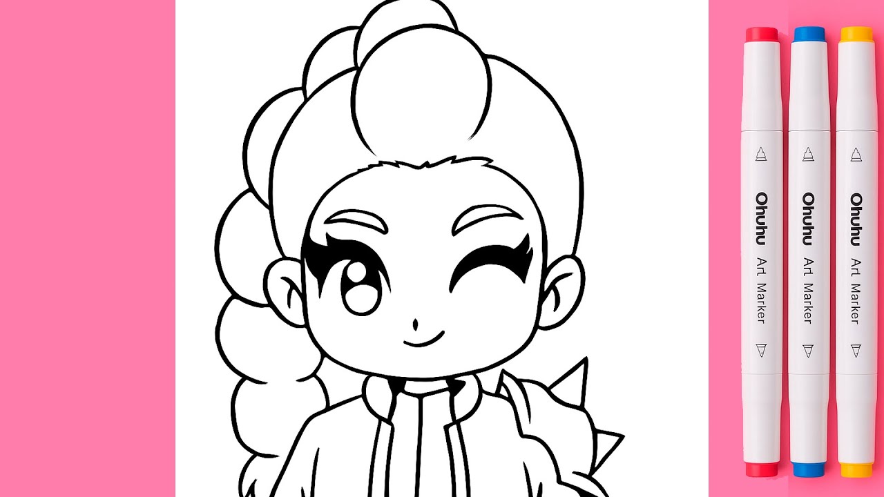 Dibujos fáciles – Cómo dibujar a Rumi paso a paso ️🎤 | Tutorial 2025 ...