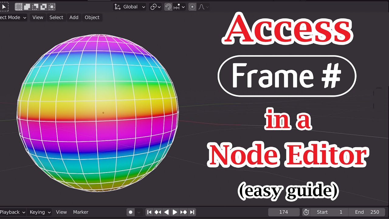 How To Use Frame Number In Node Editors How To Use Drivers In Blender Easy Step by Step How To Use Frame Number In Node Editors How To Use Drivers In Blender Easy Step by Step