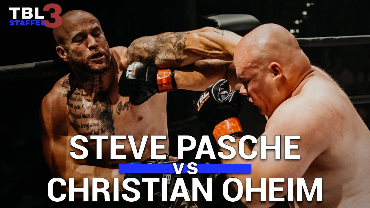 Boxen mit MMA Handschuhen, 130 kg vs 105 kg, Steve aus Frankreich vs ...