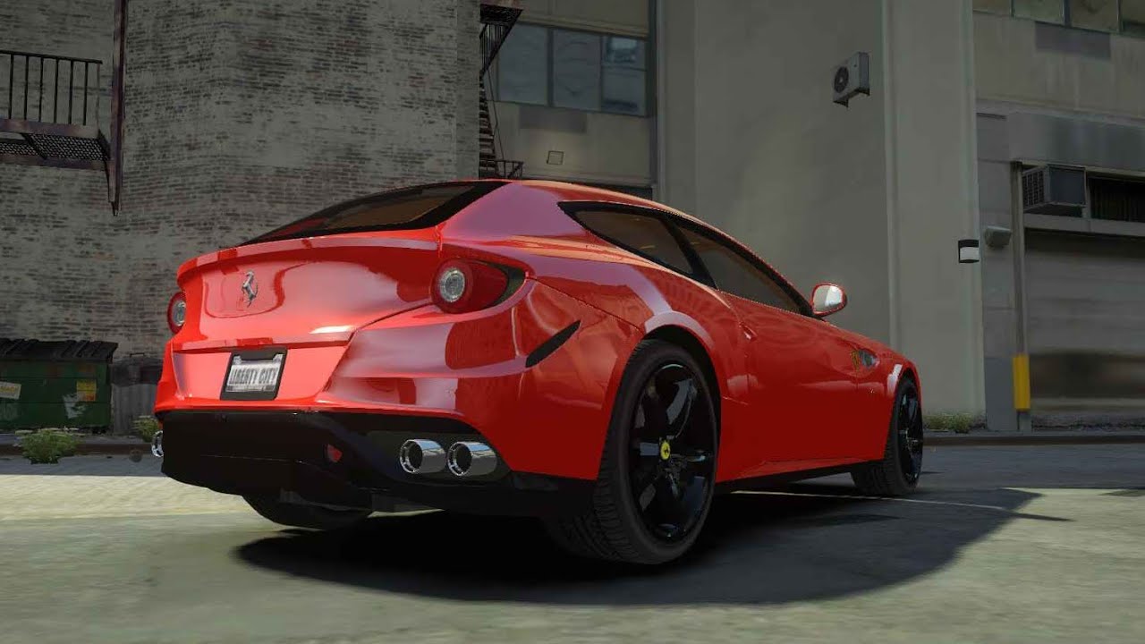 GTA IV FERRARI FF CRASH TESTING HD - YouTube
