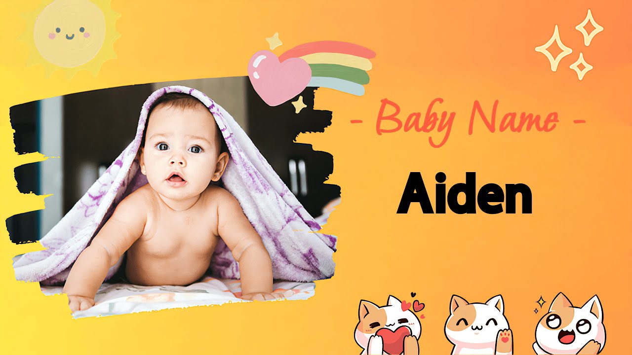 Aiden - Boy Name Meaning, Little fire, 2023 - YouTube