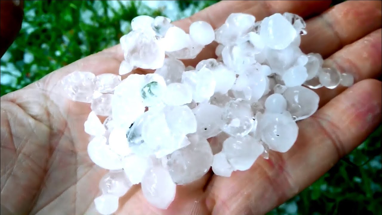 Summer hail / Летний град - YouTube