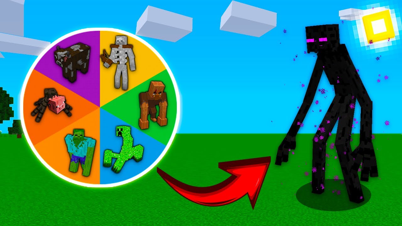 The Roulette of OP MUTANT MOBS in Minecraft! (Minecraft Mob Battle ...