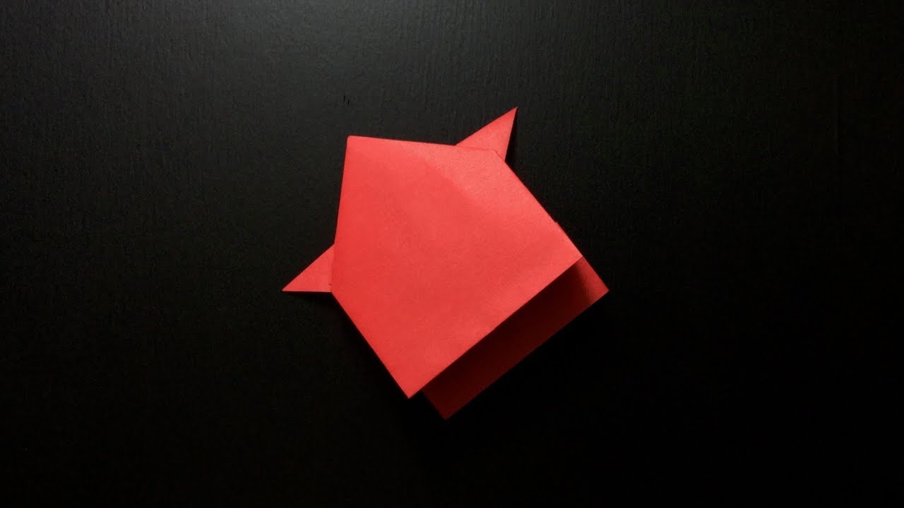 ASMR Silent Traditional Origami Hopping Frog Tutorial - YouTube