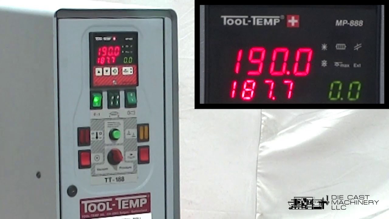Tool-Temp Model TT-188 9 kw in water mode 3 kw in oil mode temperature ...