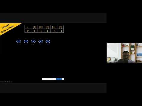 DAA - 9. Sets and Disjoint Sets - Union, Find, Weighted Union and ...