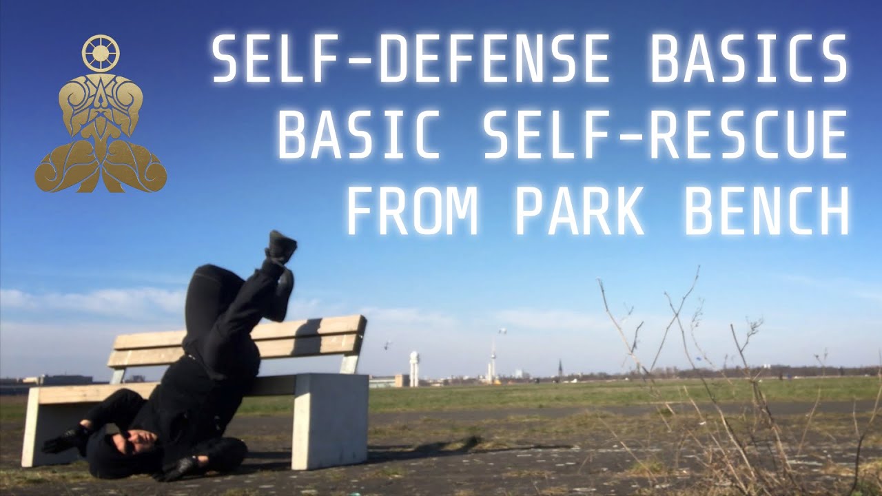 Self Defense - Basic Self Rescue from park bench (falling and rolling ...