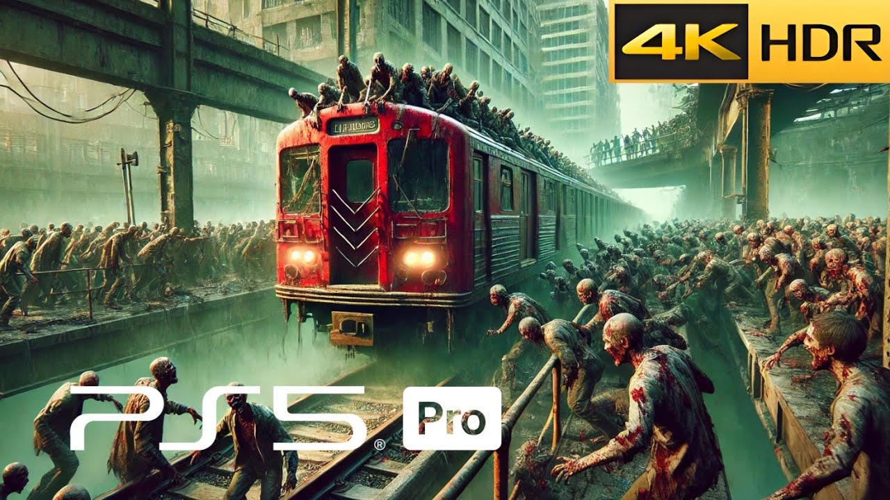 TRAIN YARD ZOMBIE ATTACK | Realistic Ultra Graphics Gameplay [4K 60FPS ...
