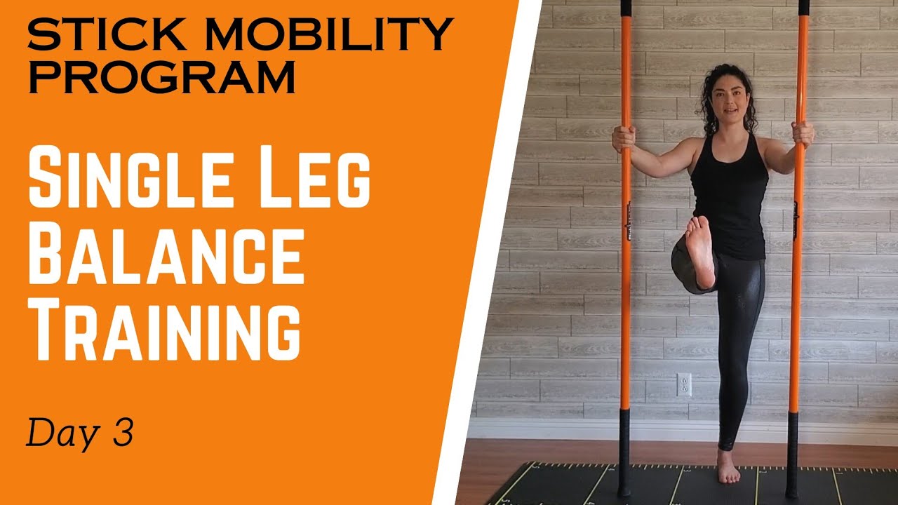 DAY 3 // Guided Single Leg BALANCE Workout // Summer STICK MOBILITY ...