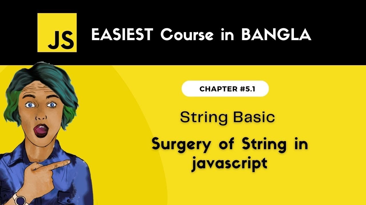 String Basic In Javascript Template Literal Javascript Tutorial For