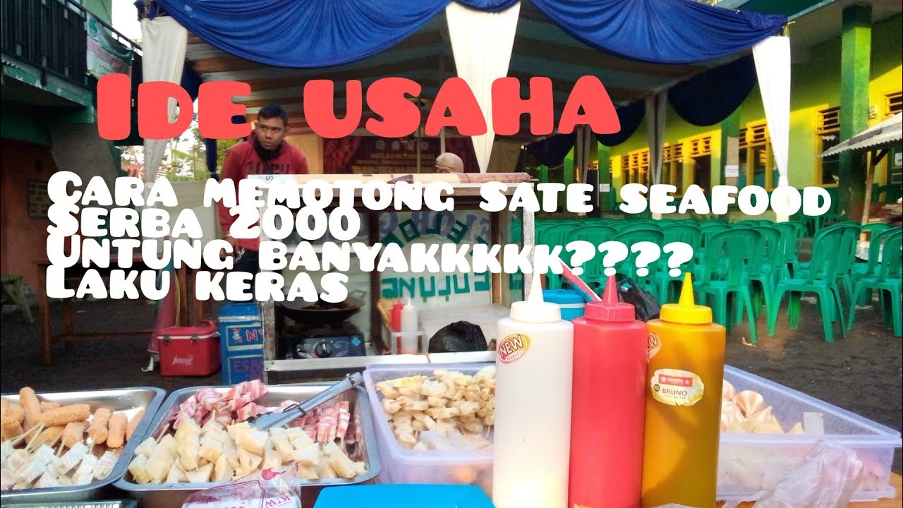 IDE USAHA SATE OLAHAN SEAFOOD SERBA 2000! CARA MEMOTONG OLAHAN FROZEN ...