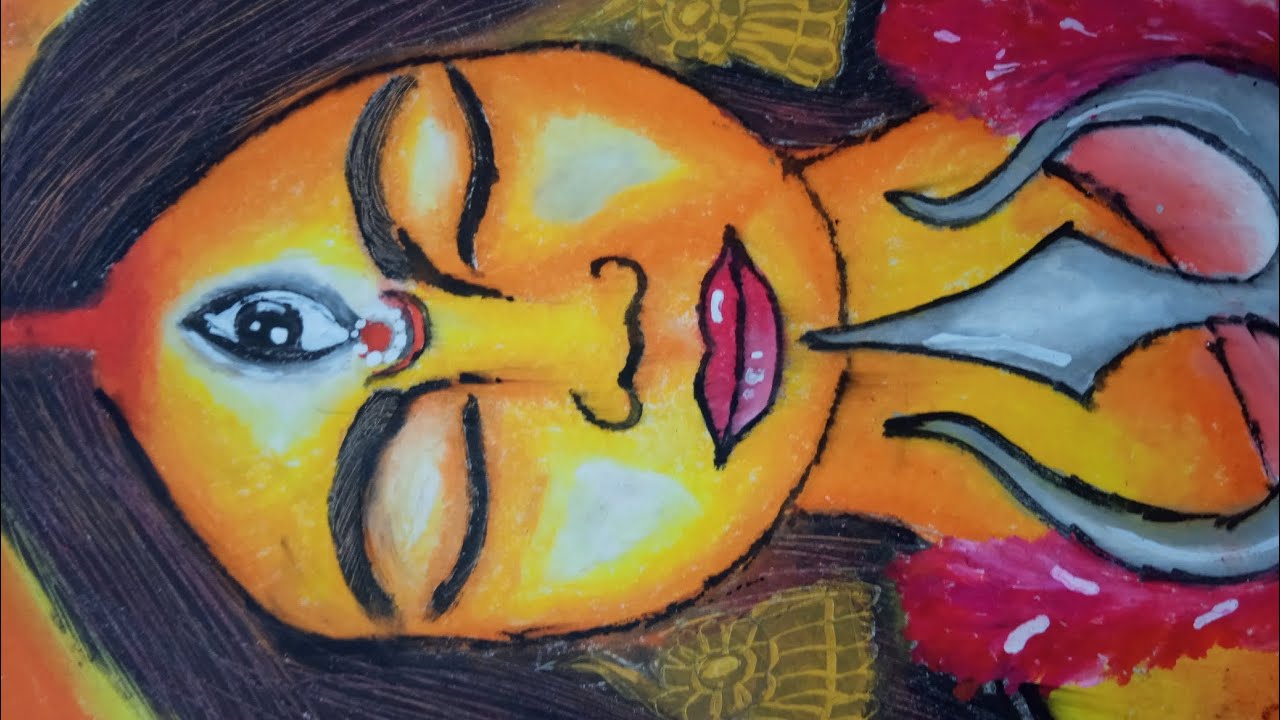 mata rani drawing #viral #drawing #art #painting - YouTube