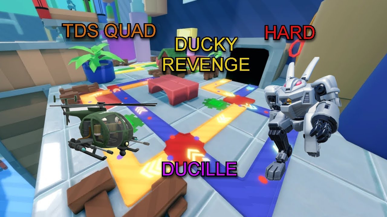 [TDS] QUAD DUCKY REVENGE HARD MODE "DUCILLE" - YouTube