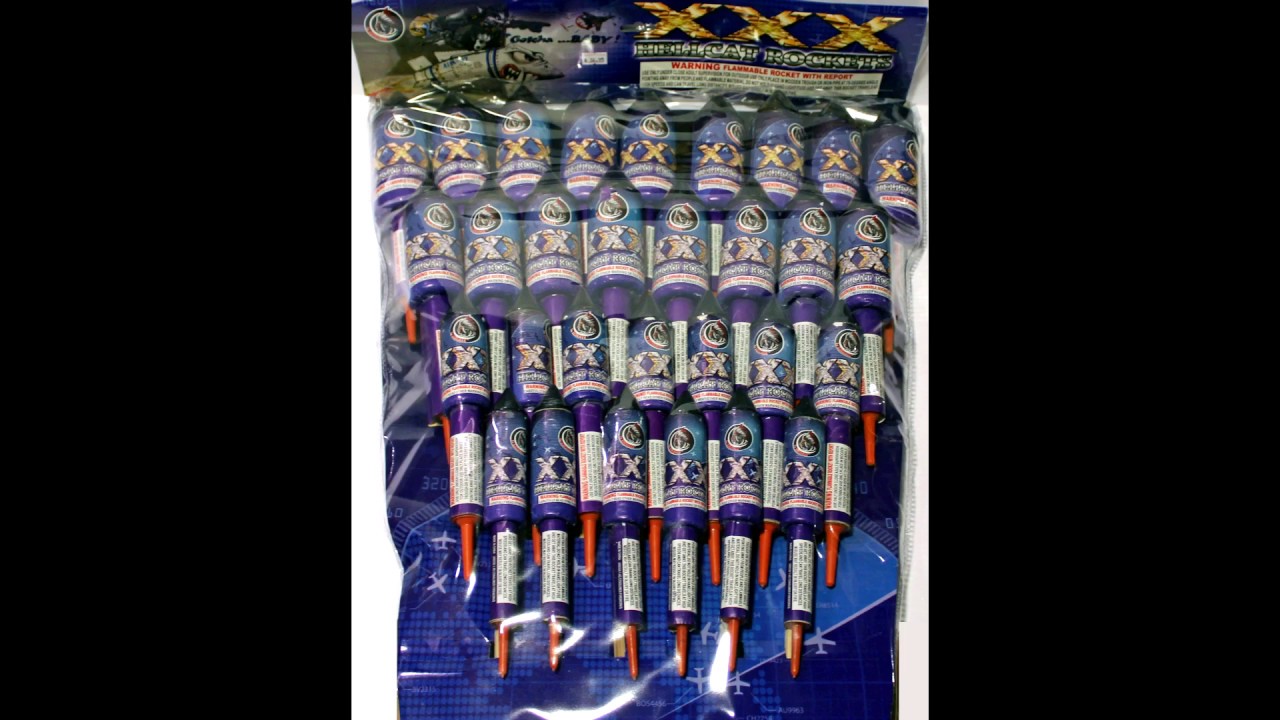 1st American Fireworks - XXX Hellcat Rockets (rockets) - YouTube