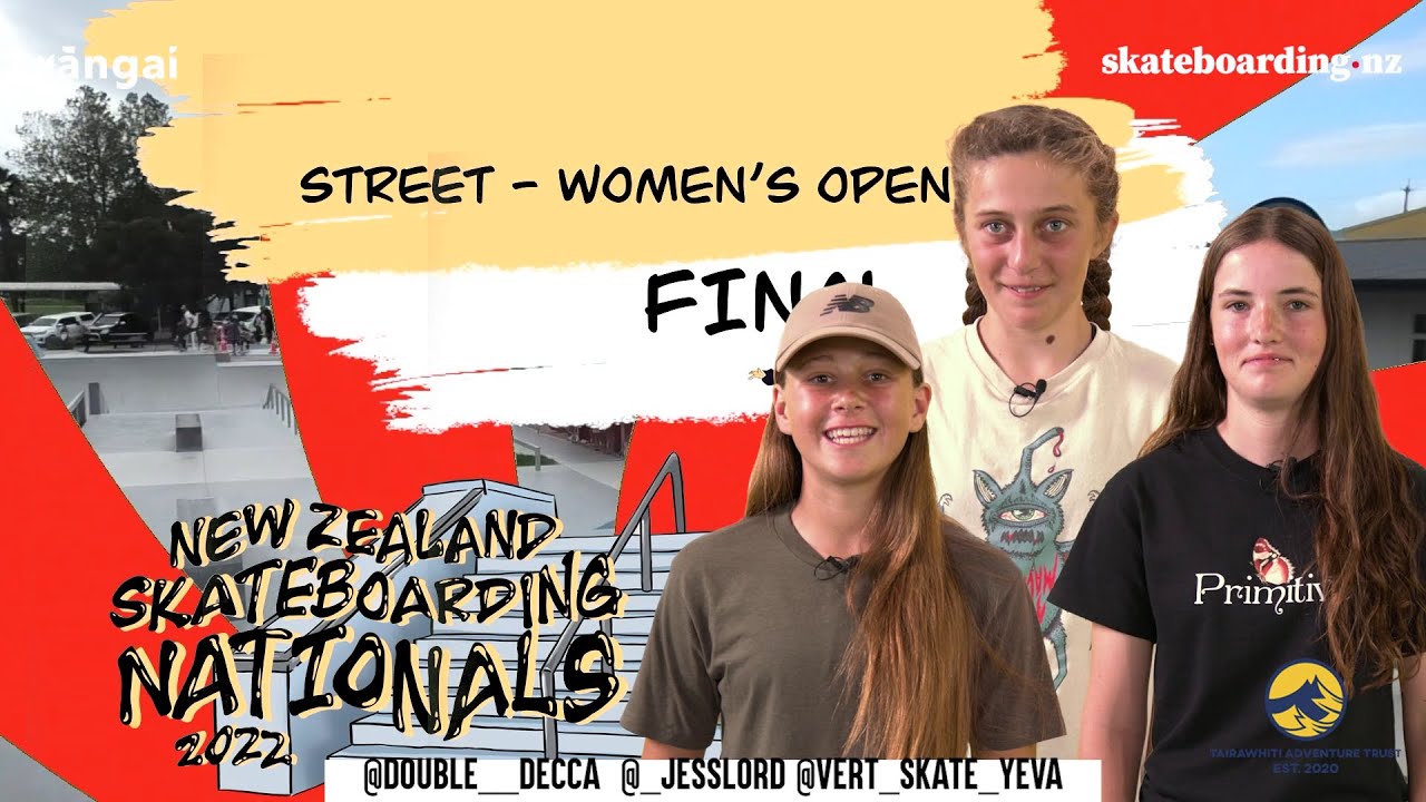 Women’s Skateboard Street: FINALS | NZ SKATE NATIONALS 22 - YouTube