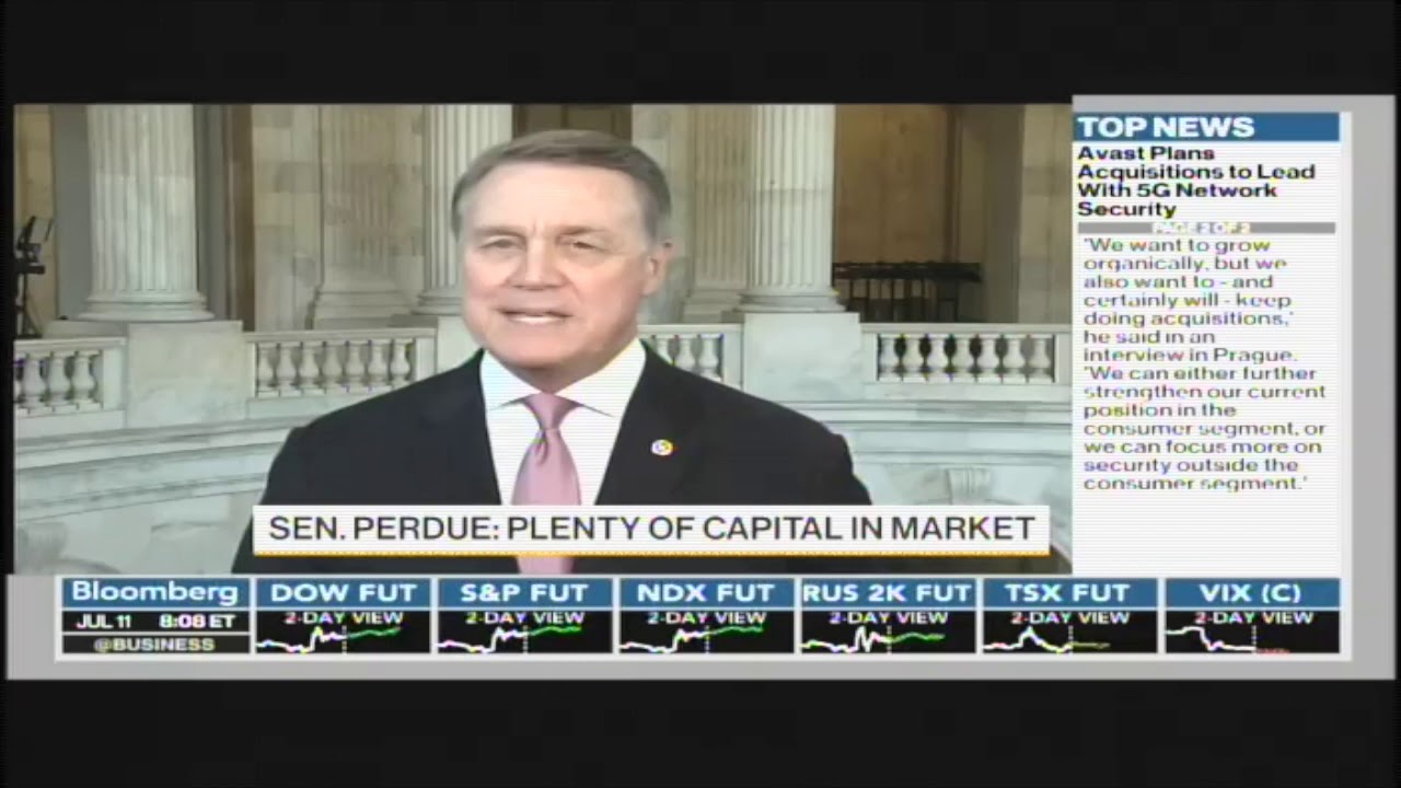 David Talks Economic Momentum & Getting A Budget Deal Done On Bloomberg ...