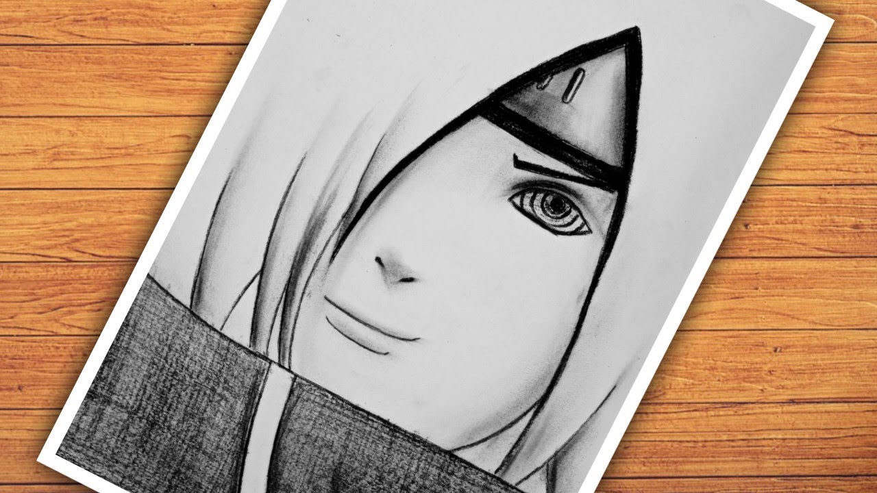 How to draw Nagato uzumaki || step by step of Nagato uzumaki || easy ...