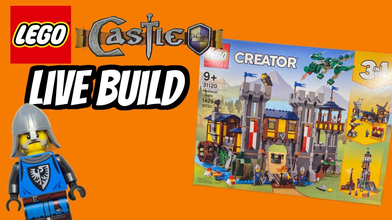 Building A Lego Castle Live - YouTube