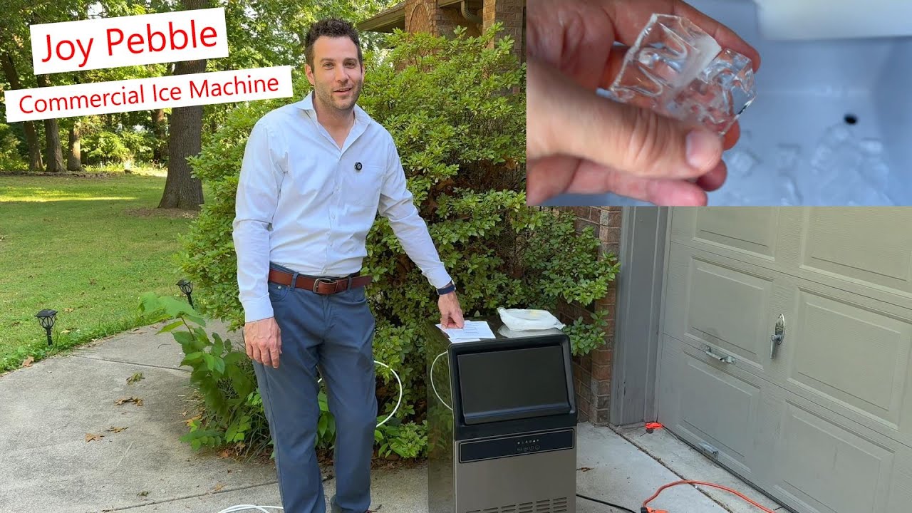Joy Pebble Commercial Ice Machine, makes a lot of ice quick! # ...