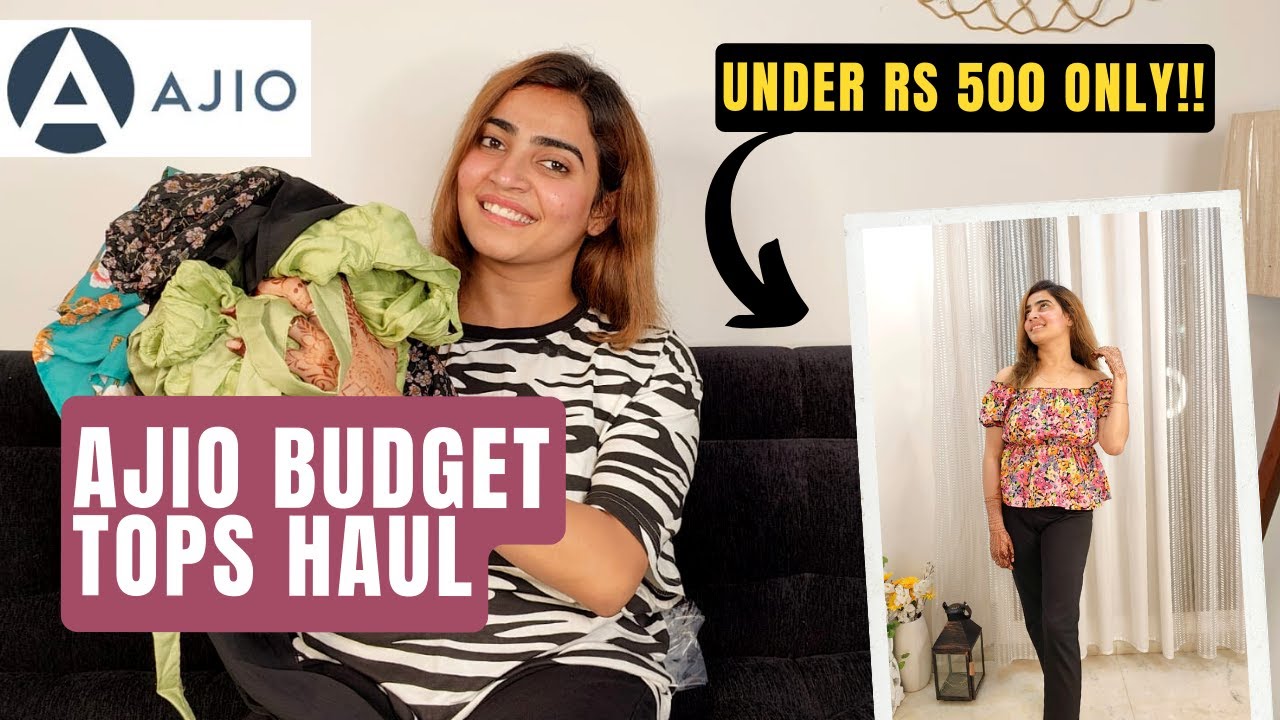 *Affordable* Ajio Tops Haul Under Rs 499 Only | Affordable Tops Haul ...